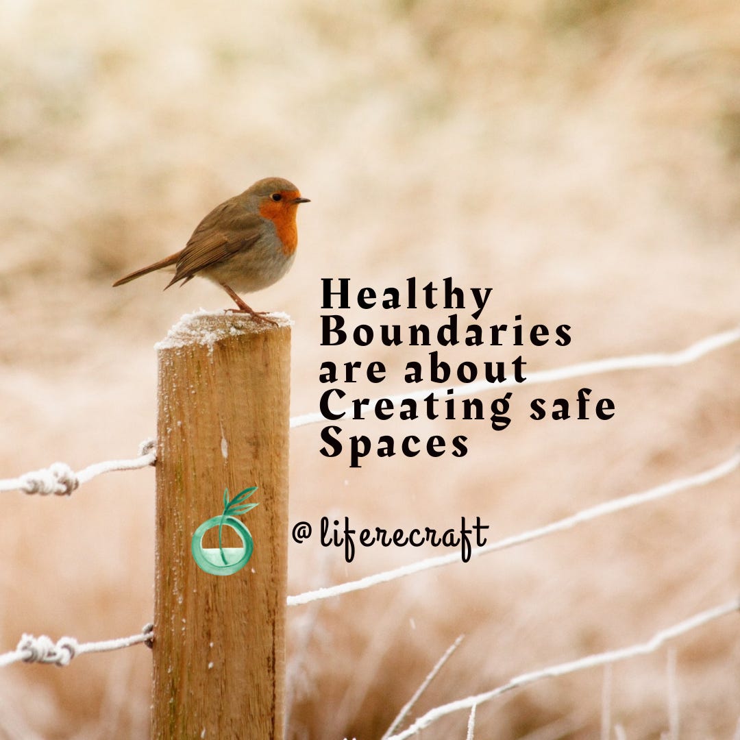 Healthy Boundaries are about Creating safe Spaces | by Anuradha | Sep ...