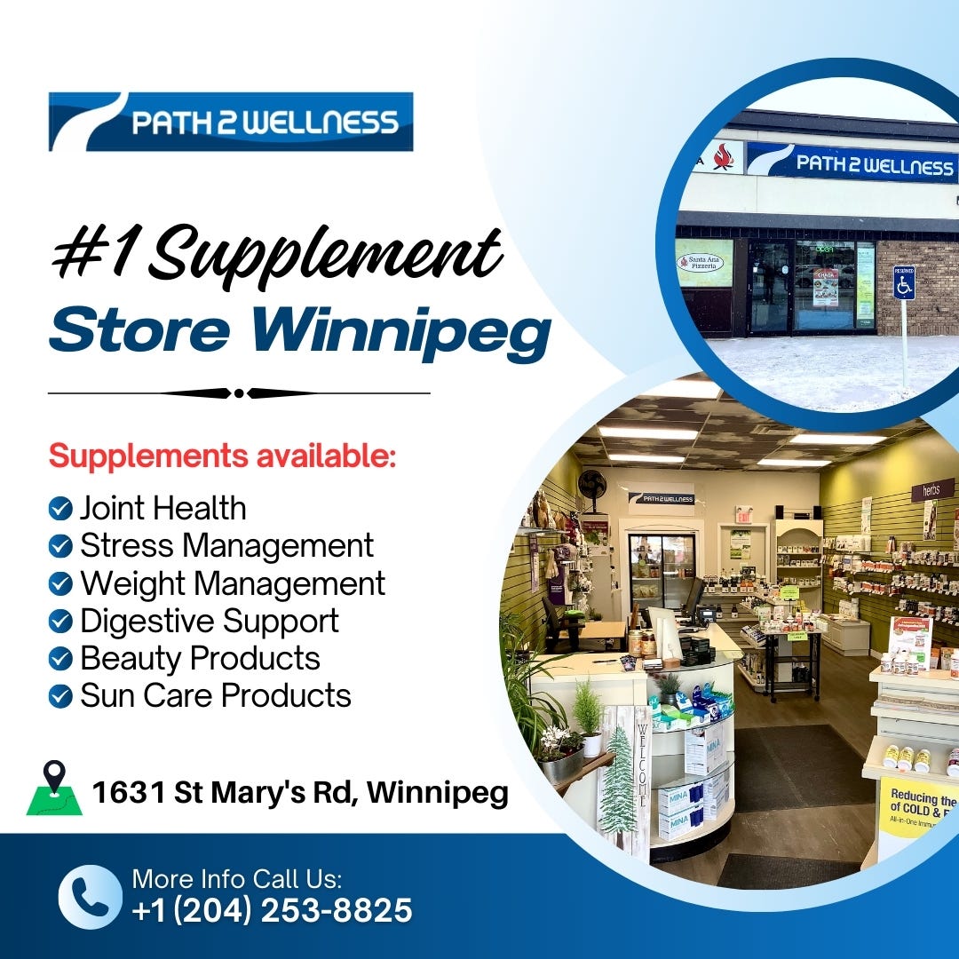 Supplement store Winnipeg - Path 2 Wellness - Medium