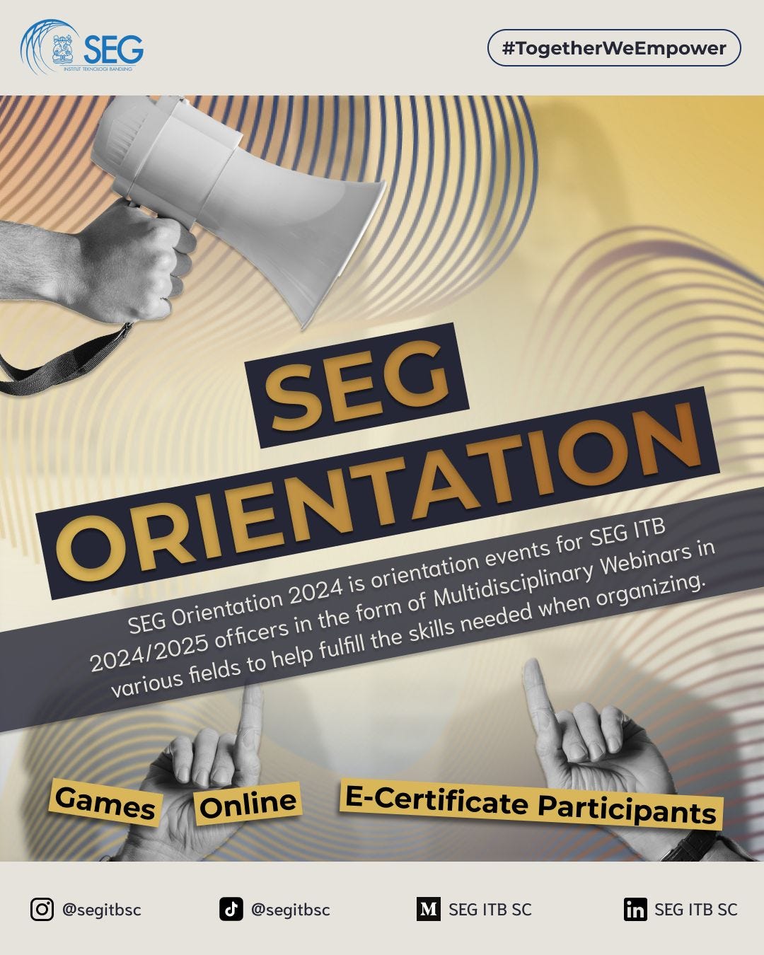 Article of SEG Orientation | by SEG ITB SC | Aug, 2024 | Medium