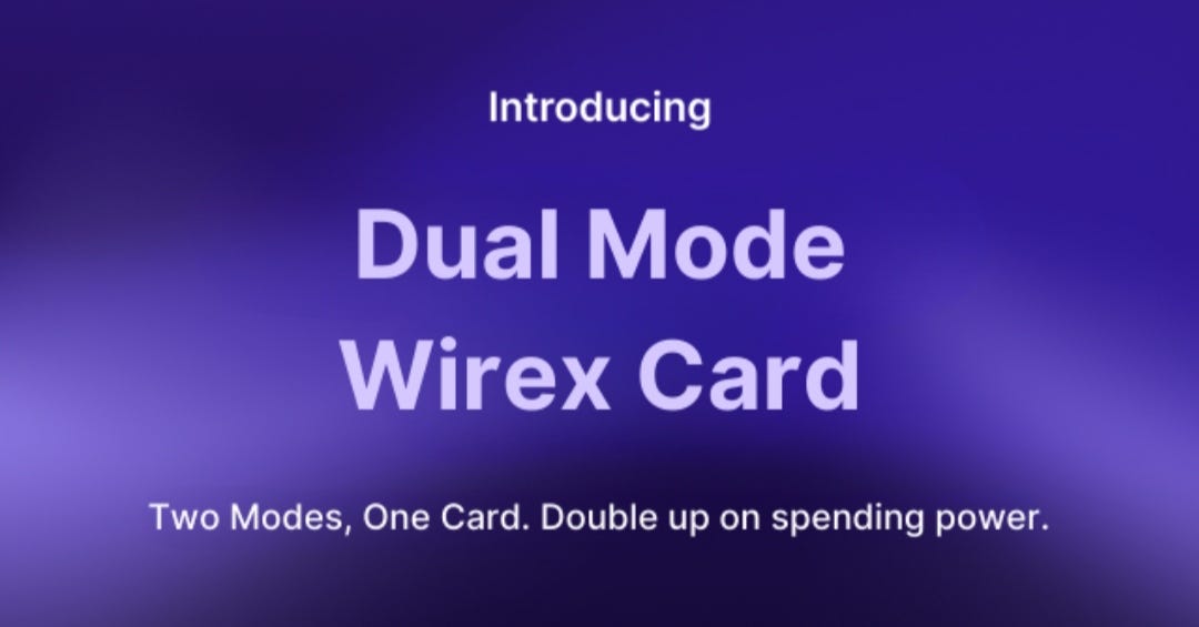WIREX CARD. WIREX CARD DUAL MODE | by grejan beri | Oct, 2023 | Medium