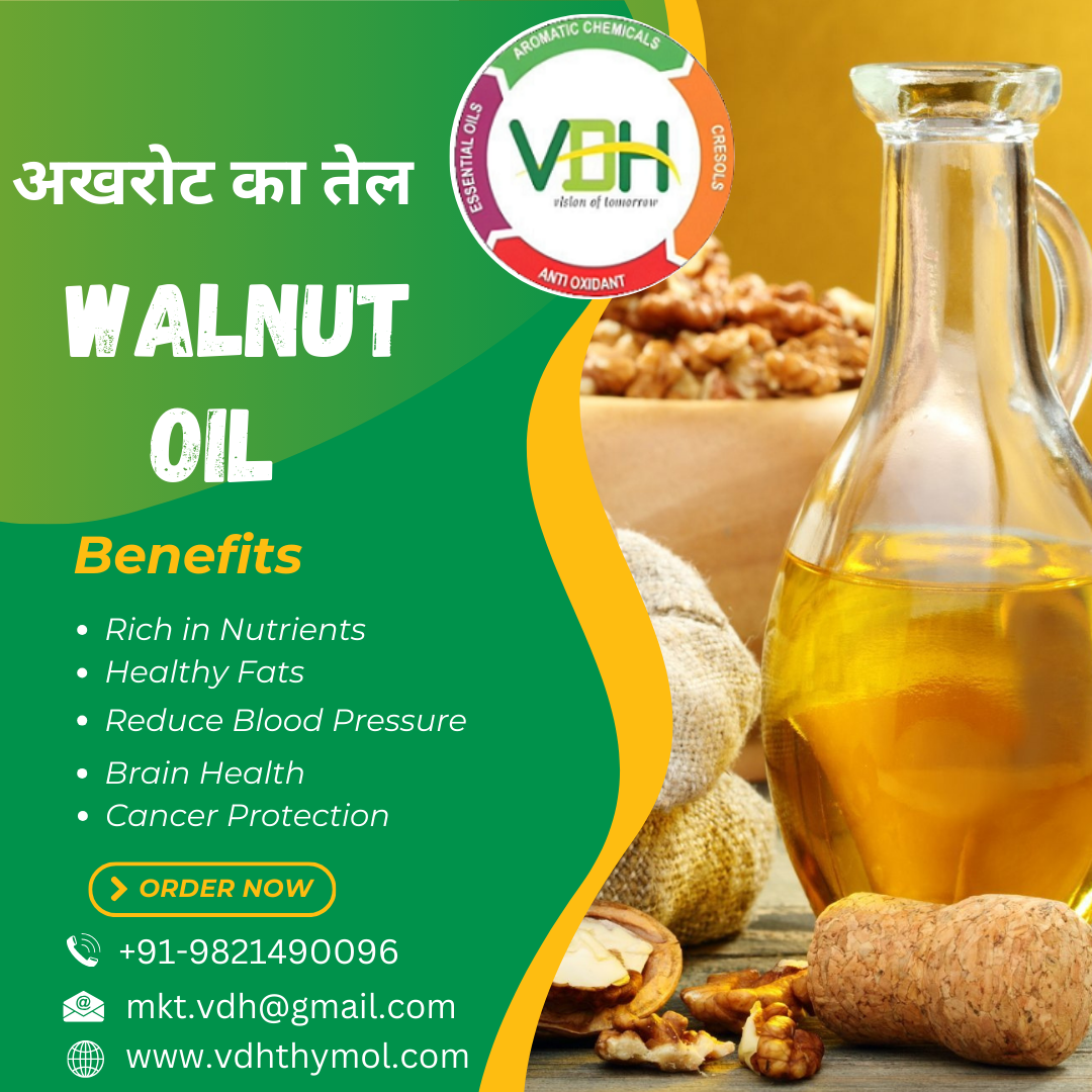 Walnut oil Manufacturer in India — Benefits of walnut oil? | by VDH ...