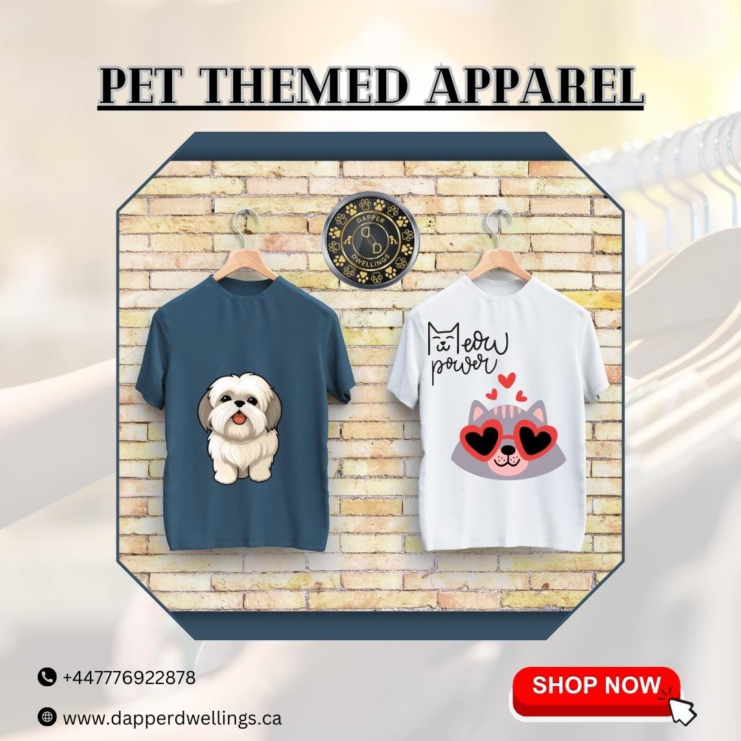 Must-Have Pet Themed Apparel For Animal Lovers - Dapper Dwelling - Medium