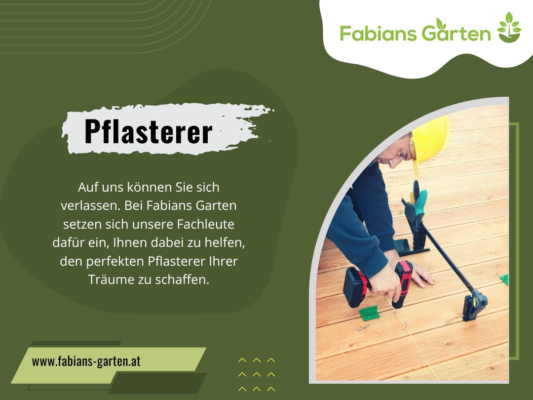 Pflasterer - Fabians Garten - Medium