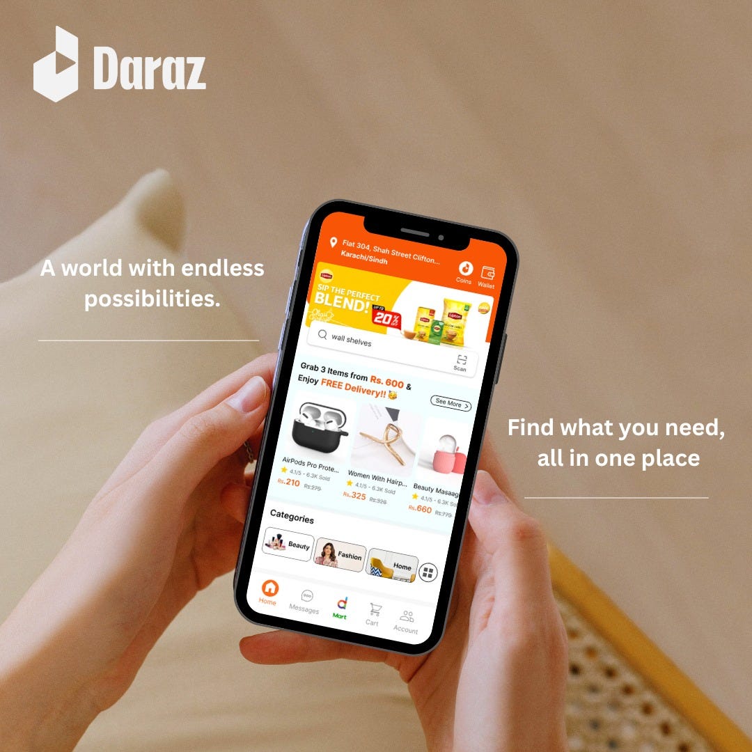 Daraz — Improving Usability and Engagement | by Amnah Motani | Aug ...