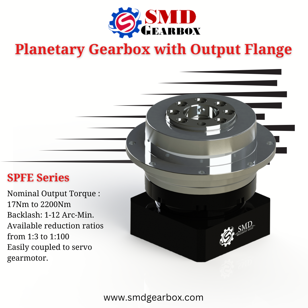 SPFE Series: Planetary Gearbox with Output Flange - SMD Gearbox - Medium