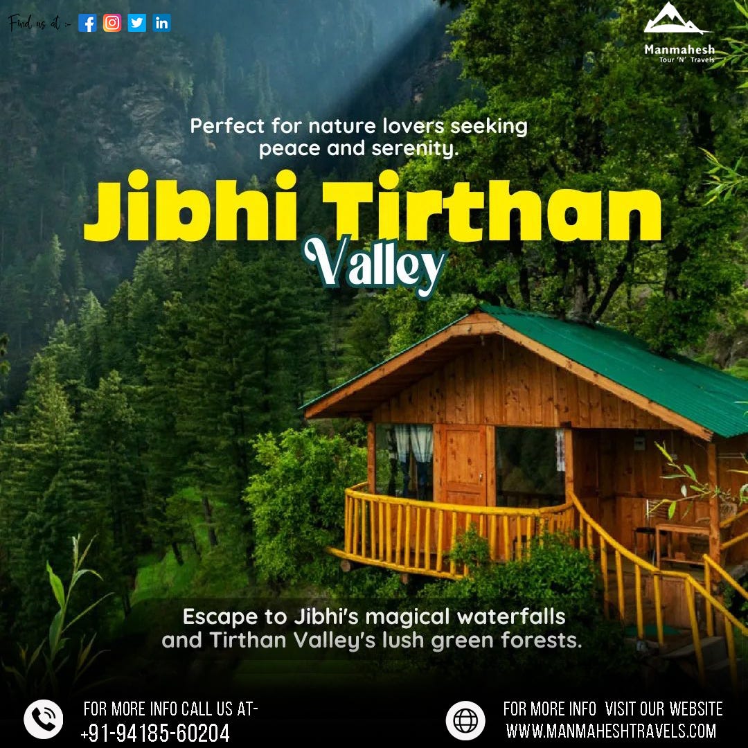 🌄 Discover the Hidden Gem of Jibhi Tirthan Valley! 🌲 Escape to the ...