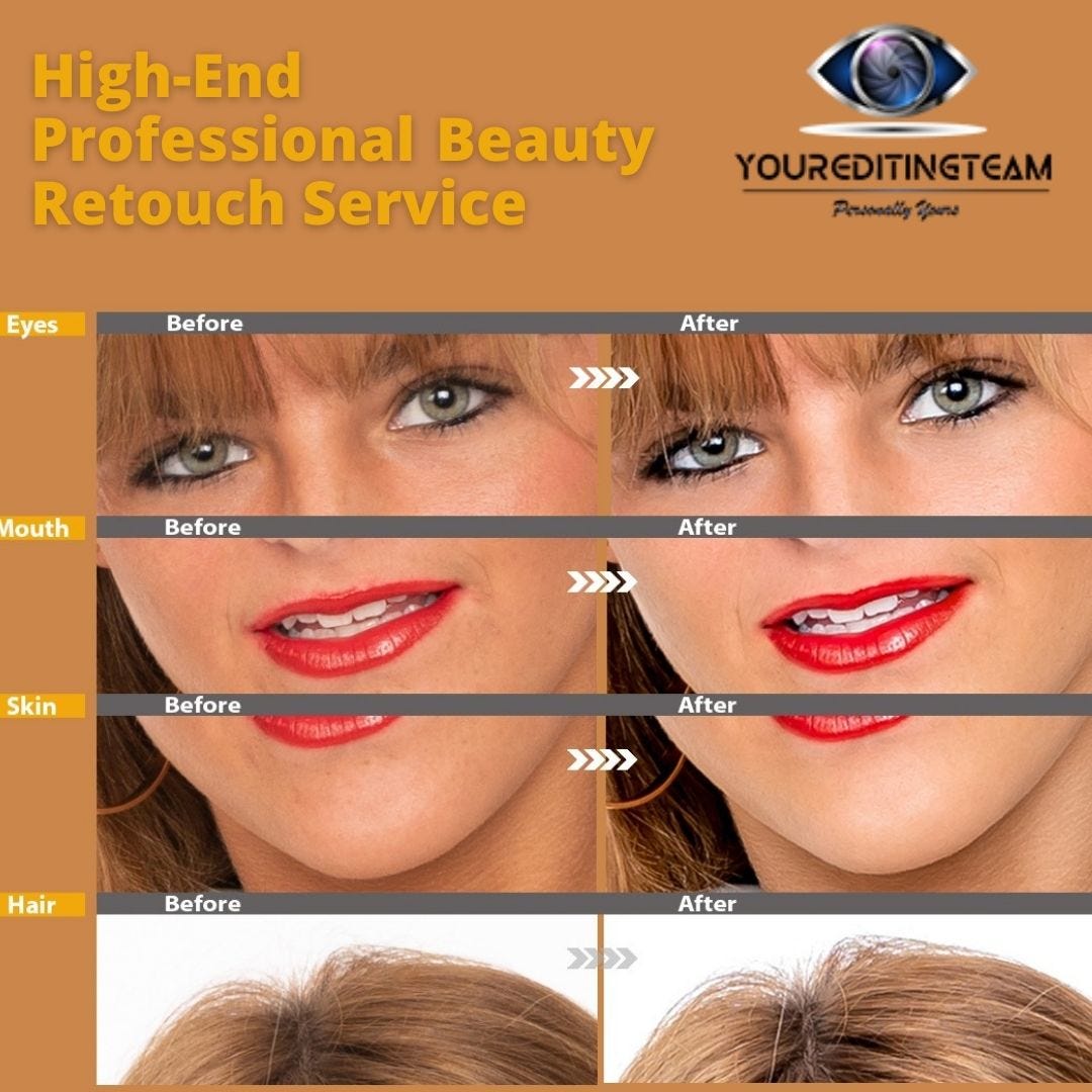 Face retouch | Corporate & Portrait Retouch | YET - YourEditingTeam ...