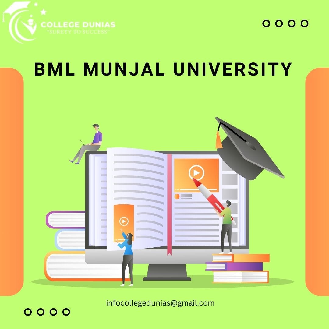 Exploring Opportunities at BML Munjal University for Future Leaders ...