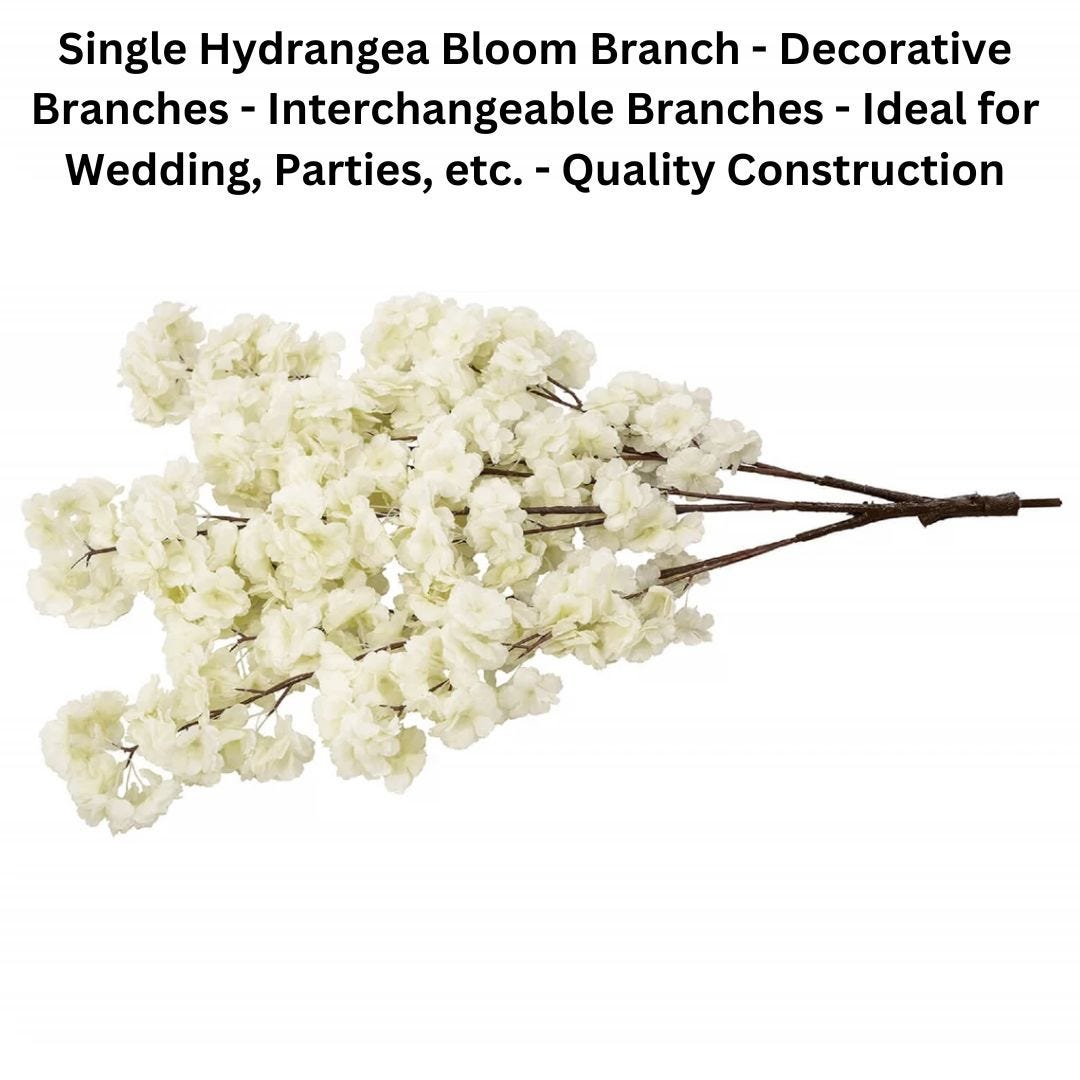 Single Hydrangea Bloom Branch — Decorative Branches — Interchangeable ...