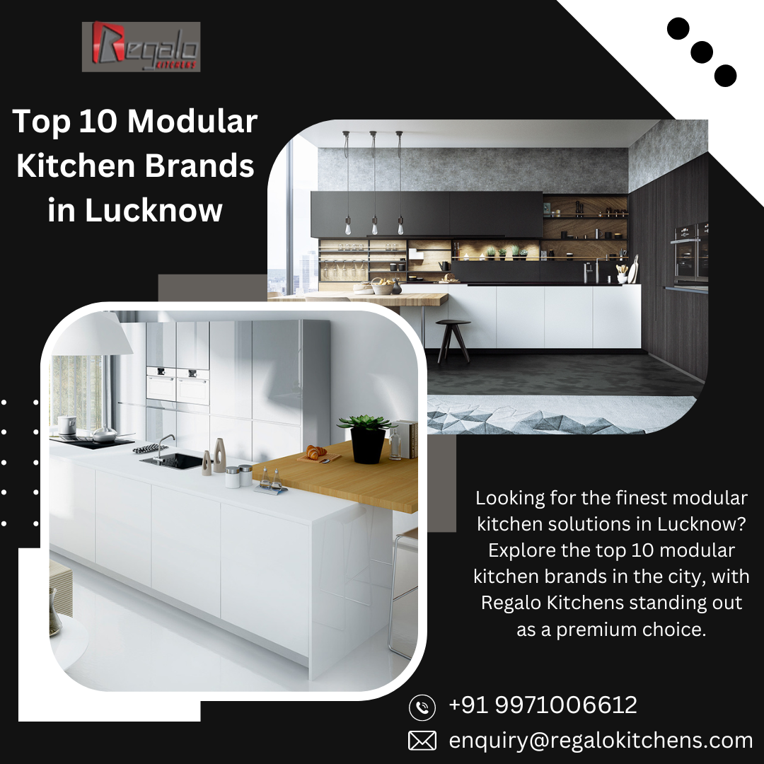 Top 10 Modular Kitchen Brands in Lucknow - Regalo Kitchens - Medium