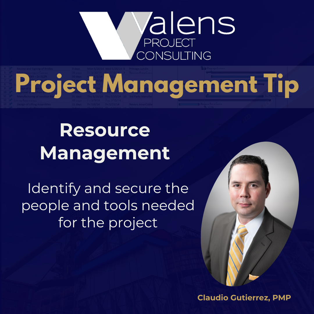 Project Management Tip — Resource Management | by Claudio Gutierrez ...
