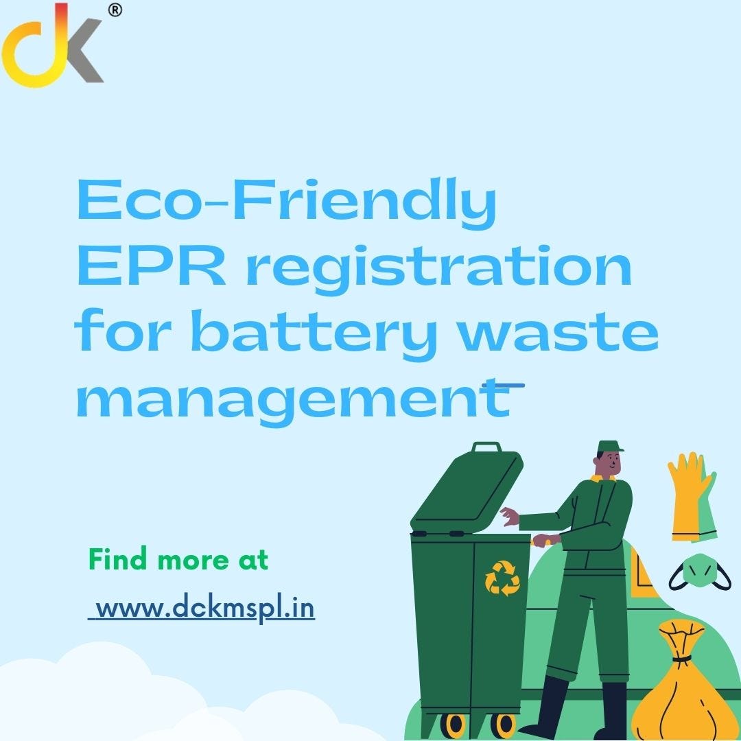 Eco-Friendly EPR Registration for Battery Waste Management | by Tina ...