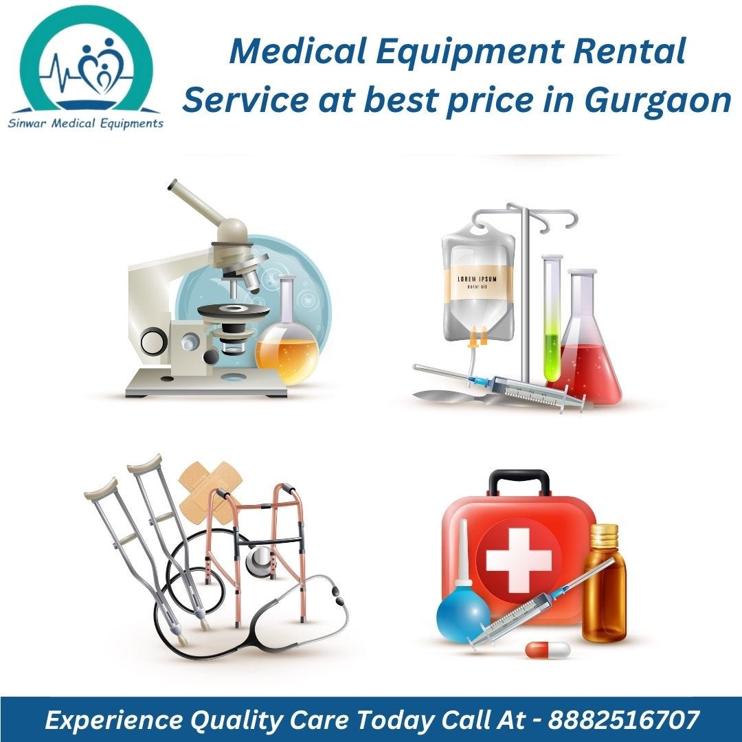 Medical Equipment Rental Service at best price in Gurgaon | by medical ...