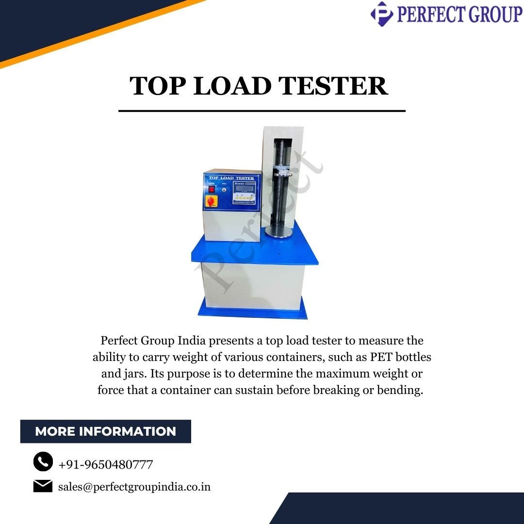 Top load tester | Perfect Group India - itnseo62 - Medium
