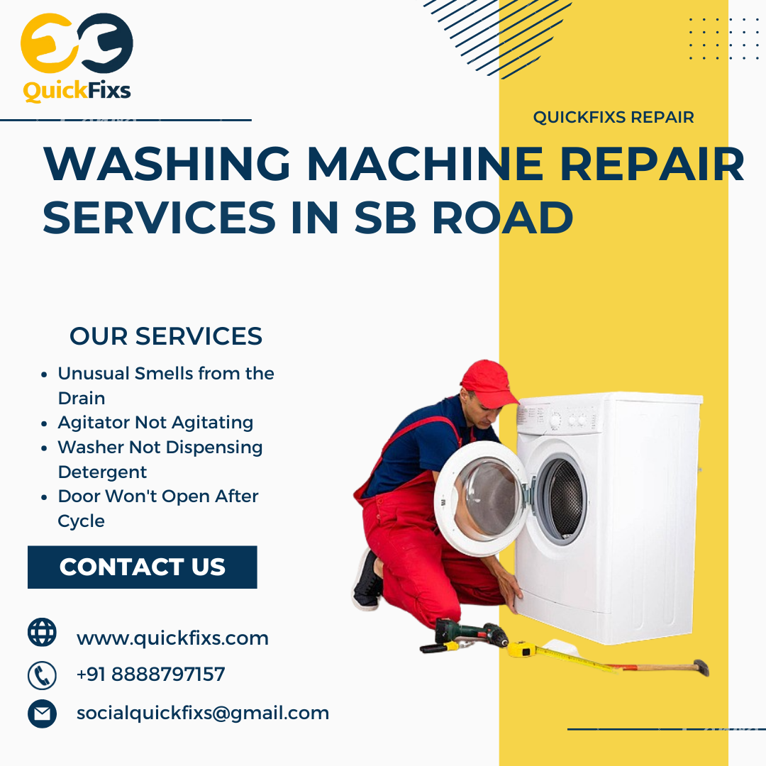 Get reliable washing machine repair services on SB Road - Quickfixs ...