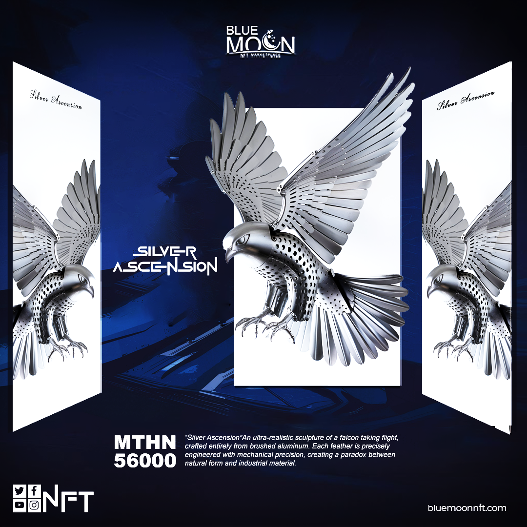 Silver Ascension: Exclusive Bluemoon NFT Collection - Bluemoon NFT - Medium