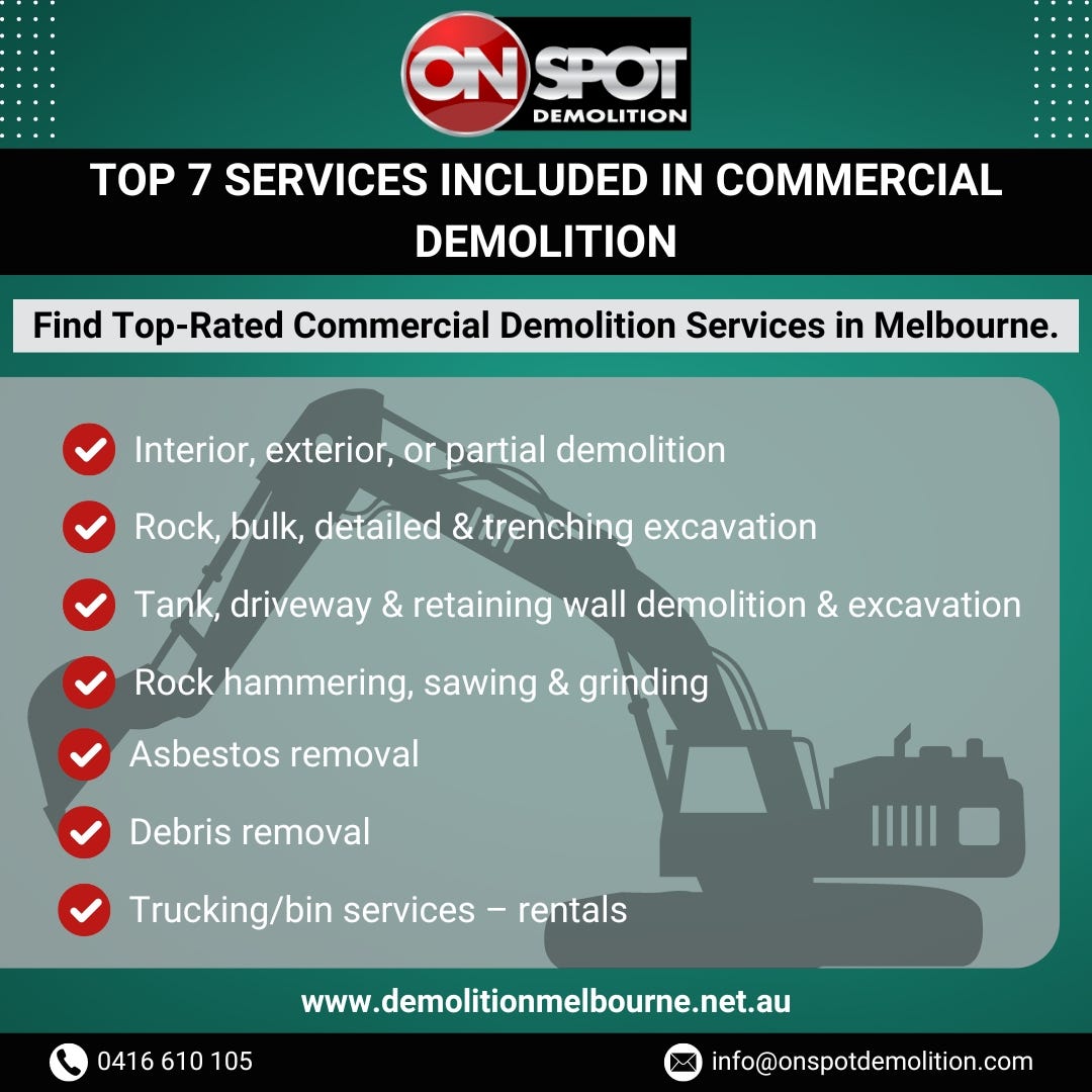 7 Services Included in Commercial Demolition - Judith Sharon - Medium
