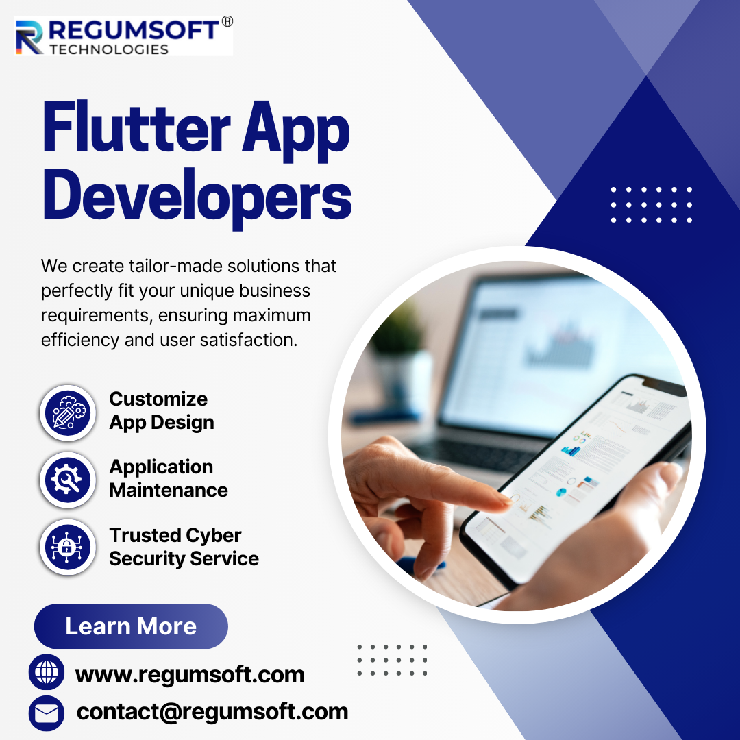 Hire Flutter App Developers - Regumsoft Technologies - Medium
