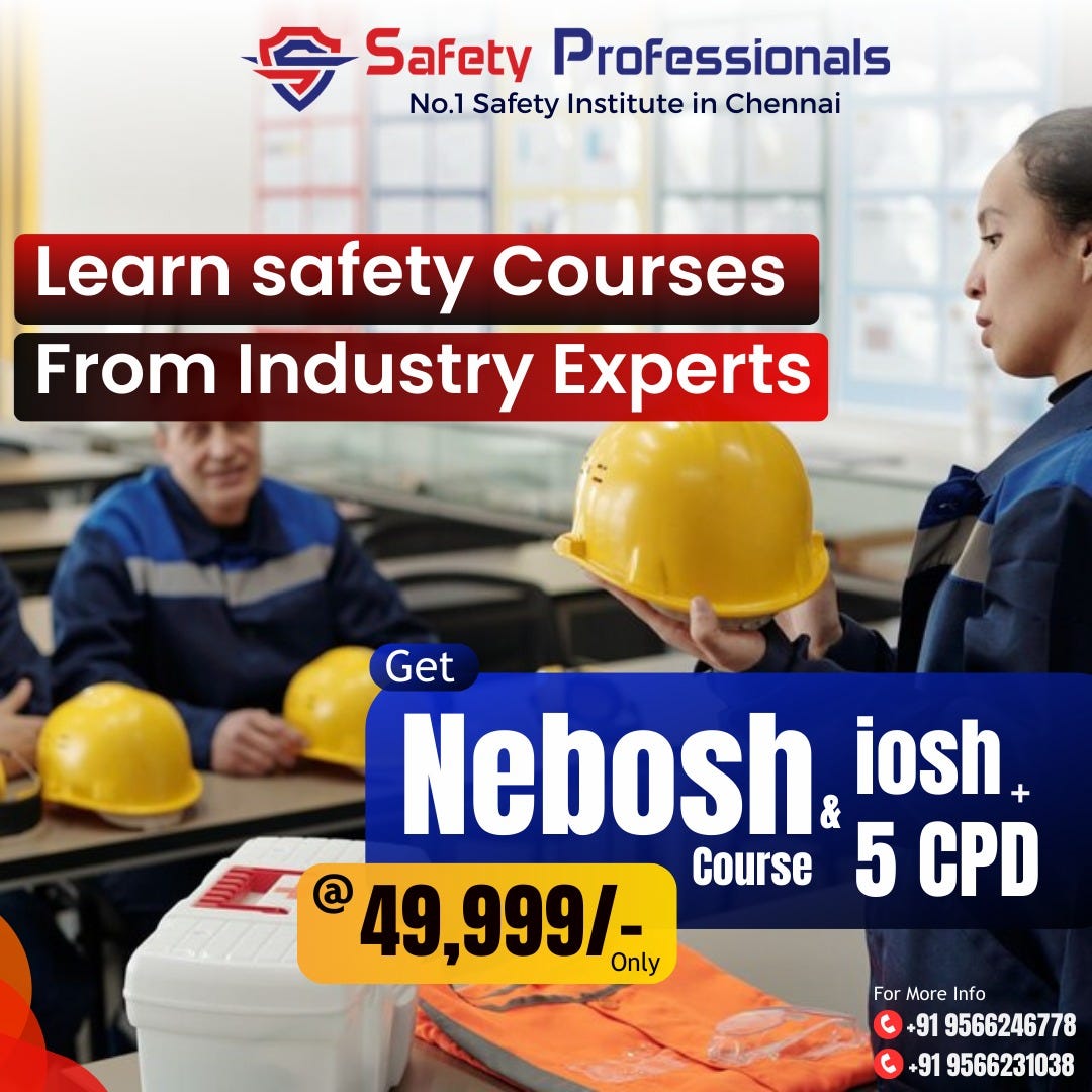 safety course in chennai If you’re the safety conscious also looking ...