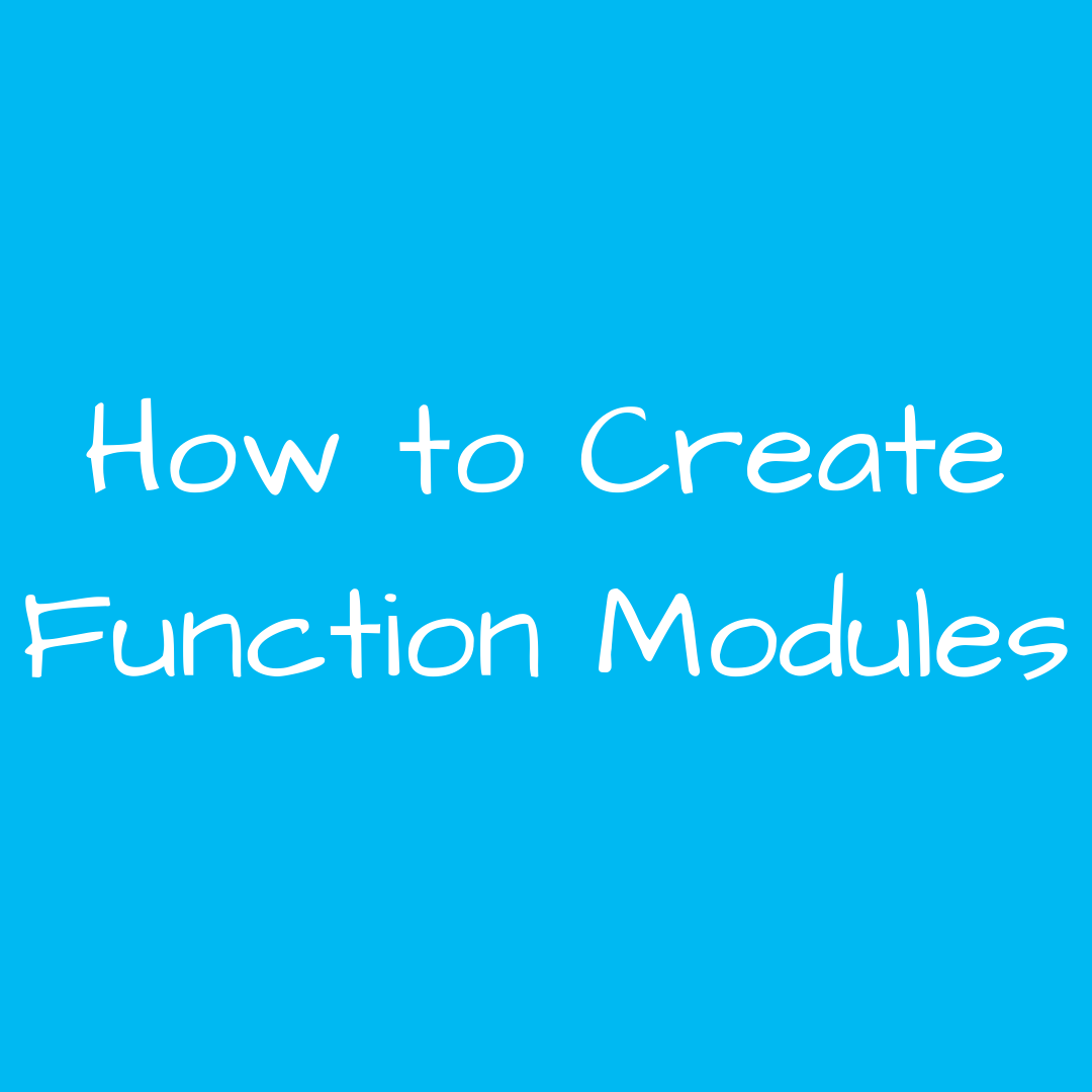 How to Create Function Modules | by Mayank Chourasia | Medium