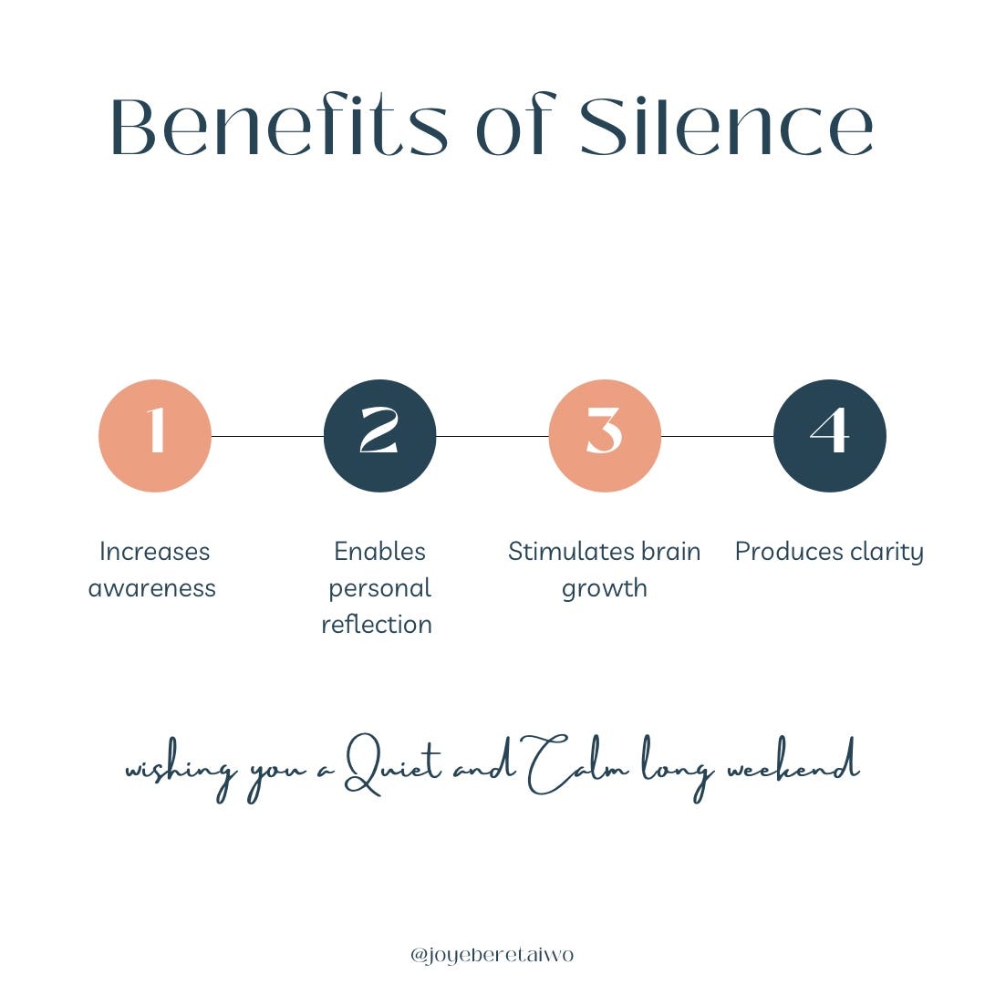 Moments Of Silence. A Short Session To Still Your Mind. | by Joy Taiwo ...