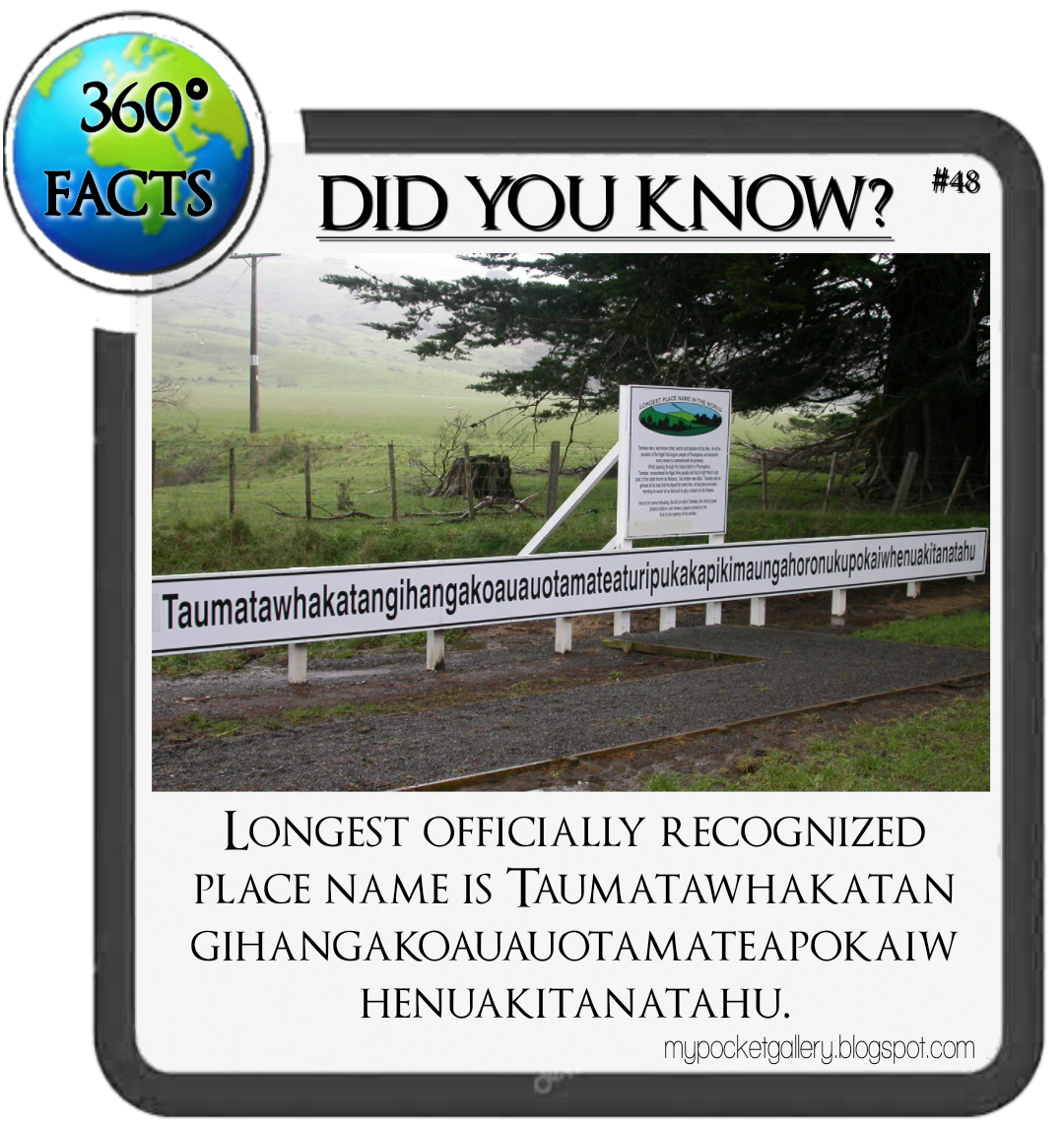 World’s longest officially recognised place name is… | by My Pocket ...
