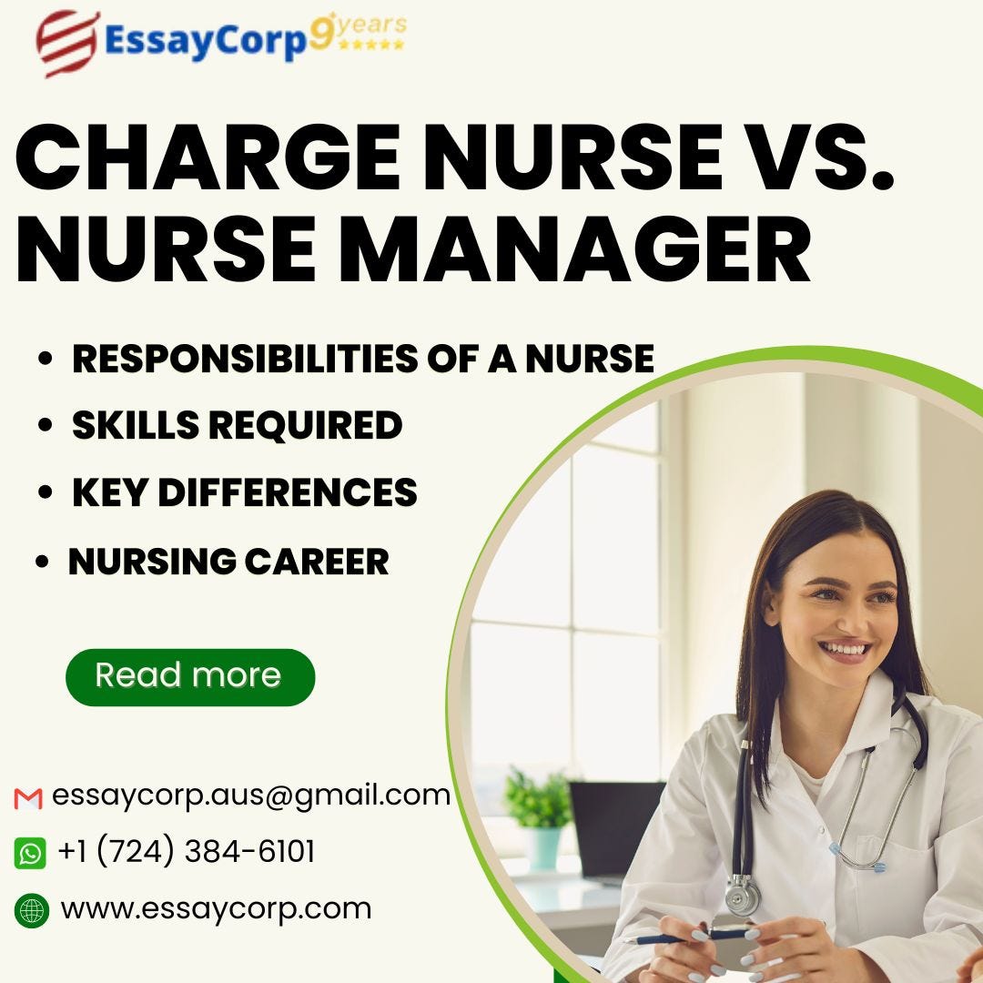 Charge Nurse vs. Nurse Manager: What’s the Difference? | by Aadikr ...
