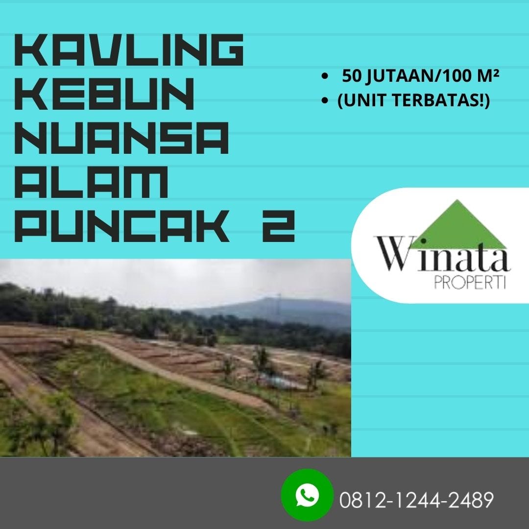 MUDAH DI AKSES, Hubungin 0812–1244–2489, Kavling Tanah Jual ...