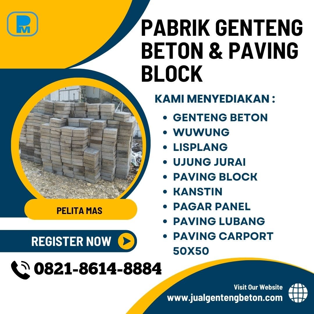 CALL/WA 0821–8614–8884, Pabrik Paving Block Uskup - Paving Flat Beton ...