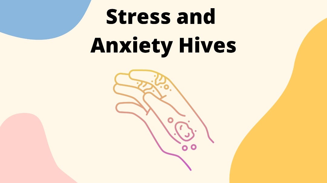 Whats The Difference Between Stress Hives And Anxiety Hives By Sensera App Cbt And Self Care