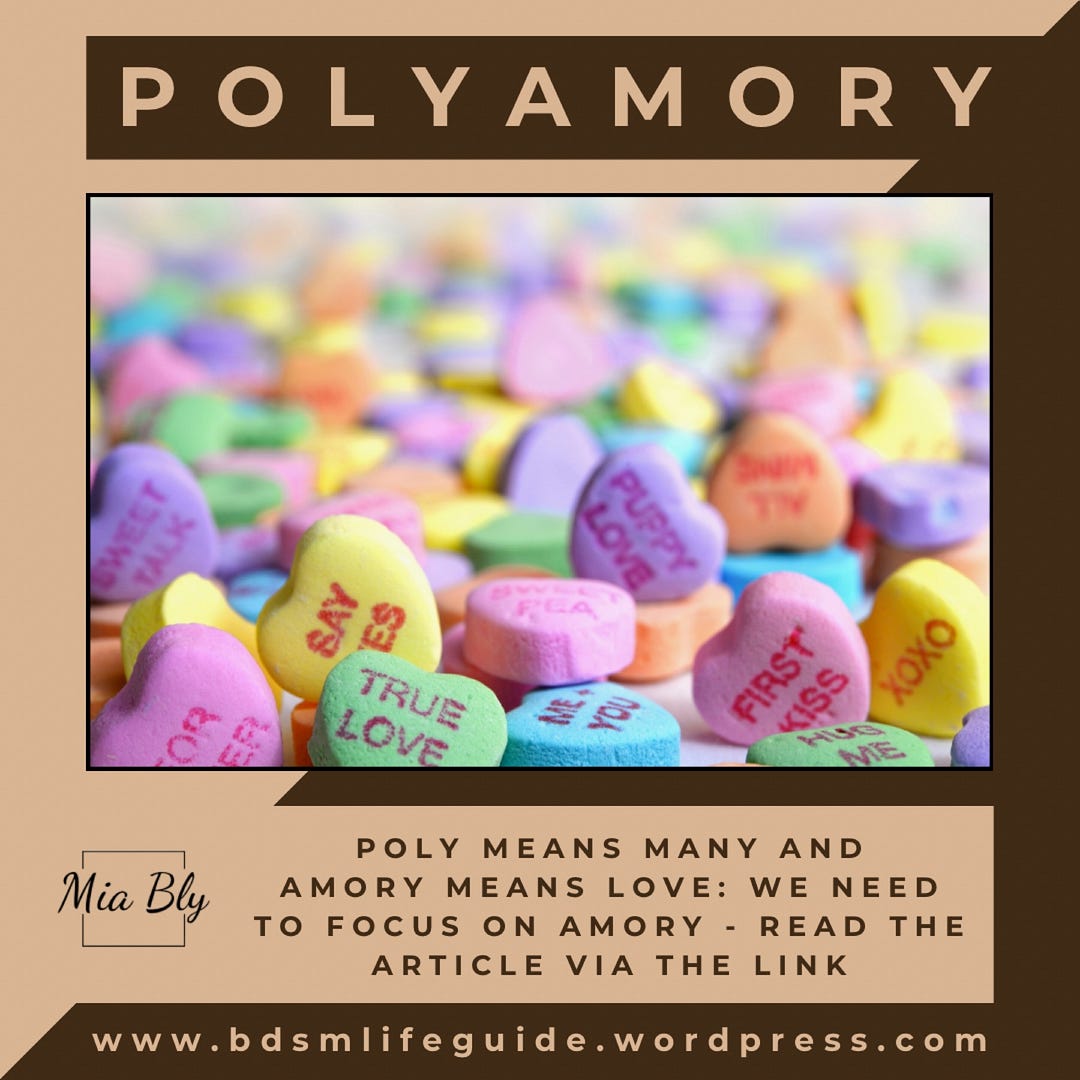 Polyamory: ‘amory’ Means Love | by Lady Mia Bly BSc (Hons) Dip | Medium