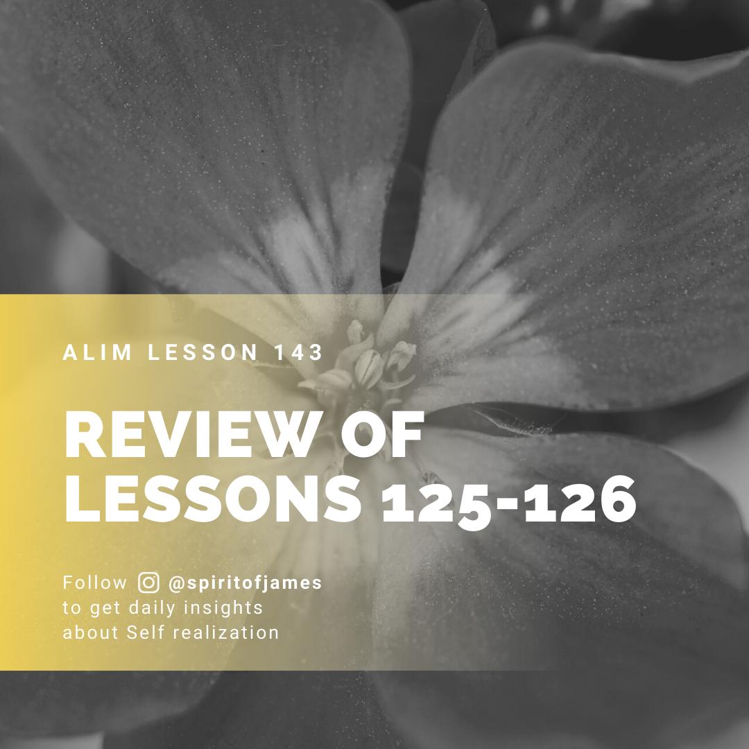ALIM Lesson 143 - ALIM: A Life in Miracles - Medium