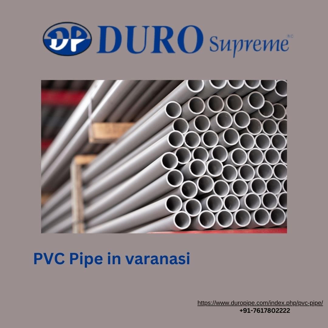 PVC Pipe In Varanasi | Duropipe - Duropipe - Medium