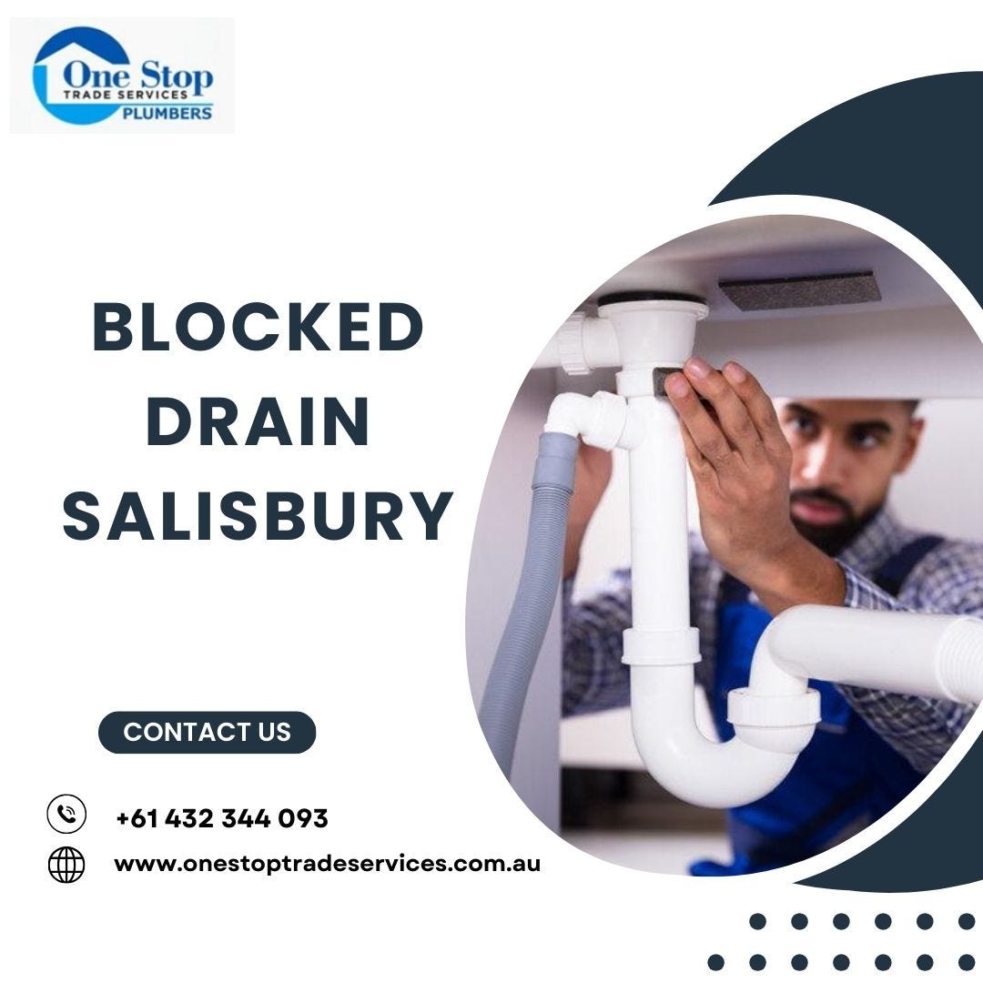 Blocked Drain in Salisbury - One Stop Trade Services - Medium