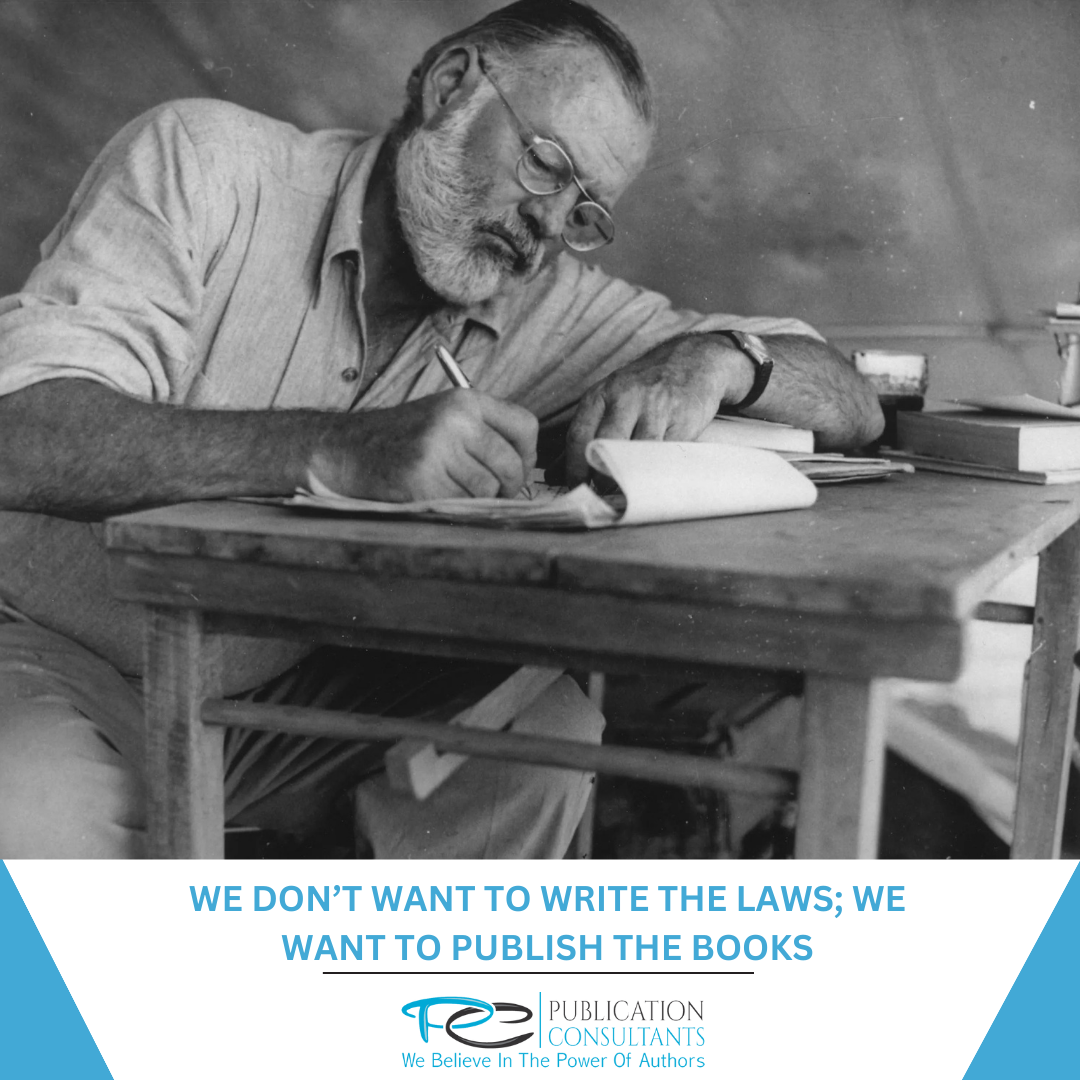 Ernest Hemingway Writing