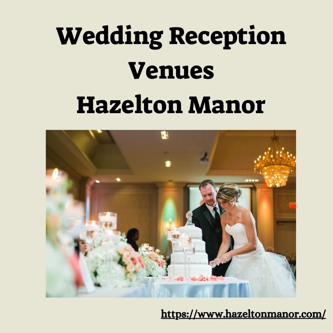 Choosing the Perfect Wedding Reception Venue in Canada? | by Hazelton ...
