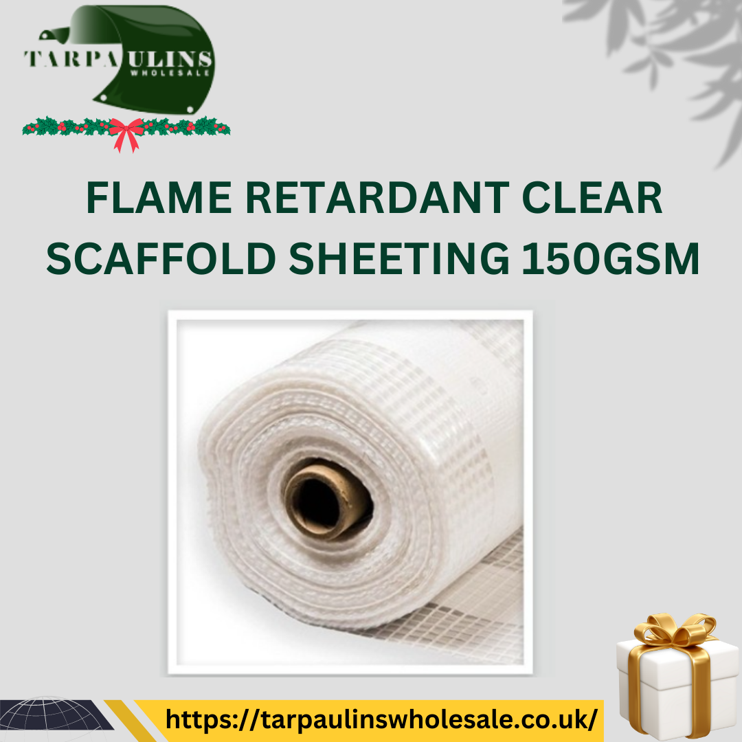 White Multipurpose Flame Retardant Tarpaulin 200gsm. - tarplin ...