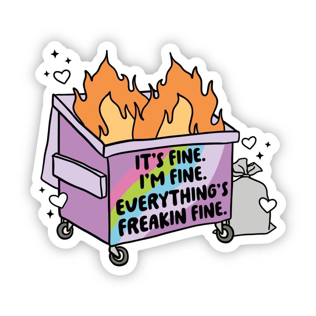 “Dumpster fire” is so 2020… idk wtf to call July 2025. Relatable? Watch ...