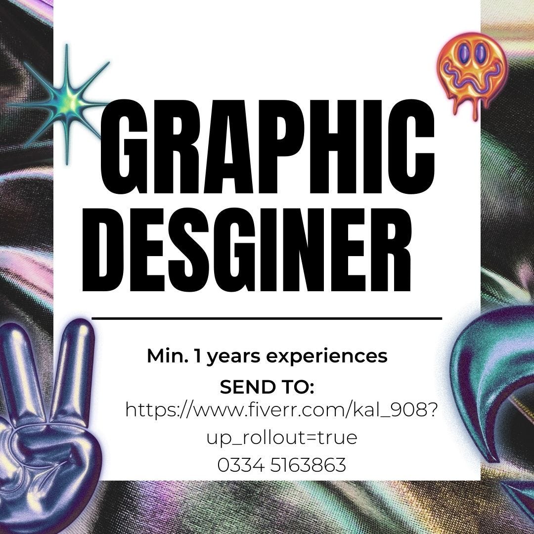 Graphic Designer In Islamabad. If you’re looking for a Graphic… | by Kalsoom Asif | Sep, 2023 ...