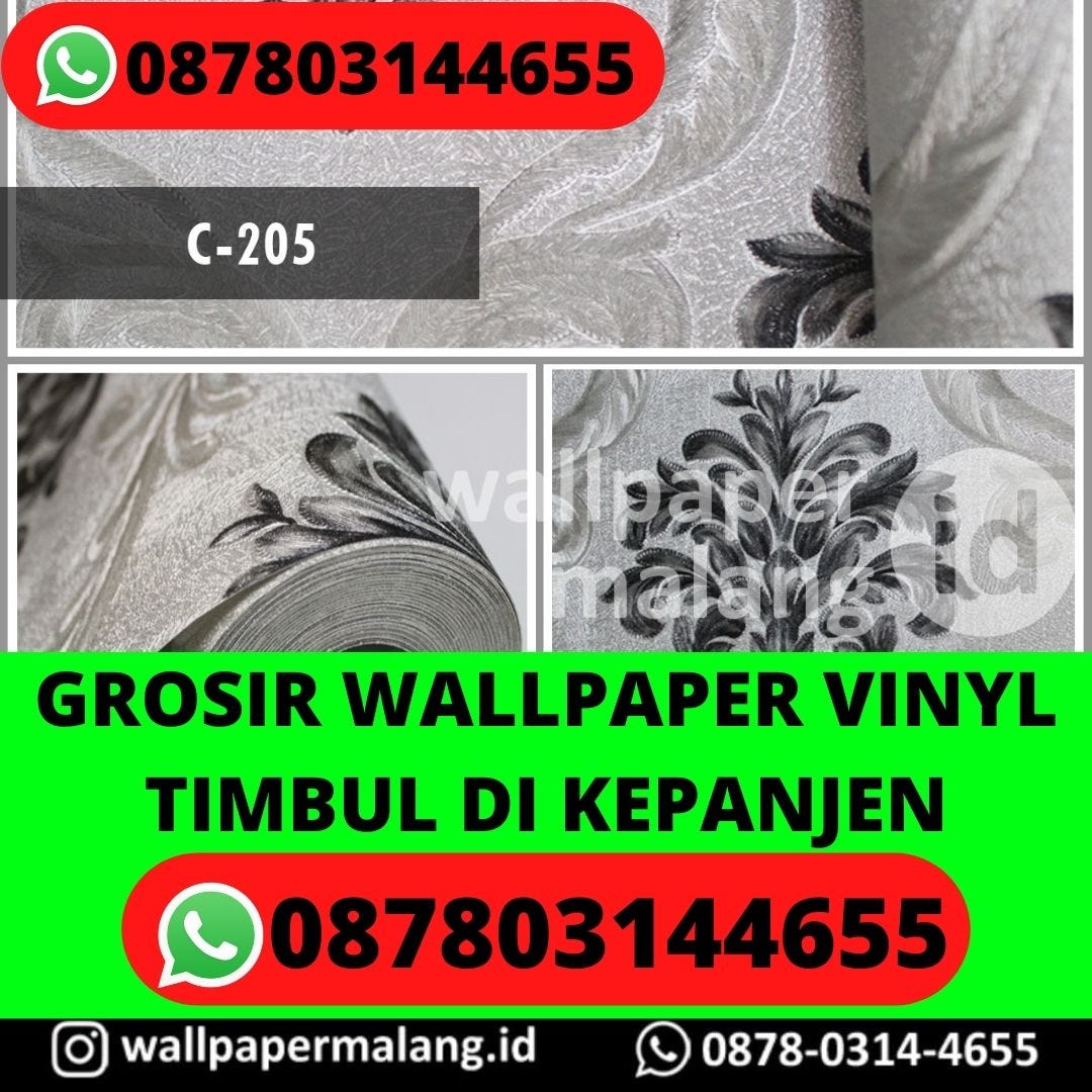 GROSIR WALLPAPER VINYL TIMBUL DI KEPANJEN | by tukang wallpaper malang ...