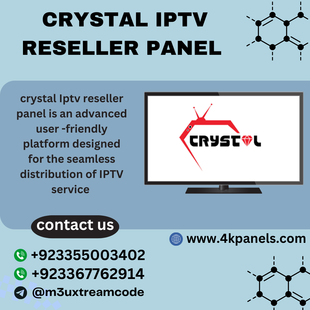 CRYSTAL TV Xtream Codes API Reseller Panel available Sub-Reseller Pro ...