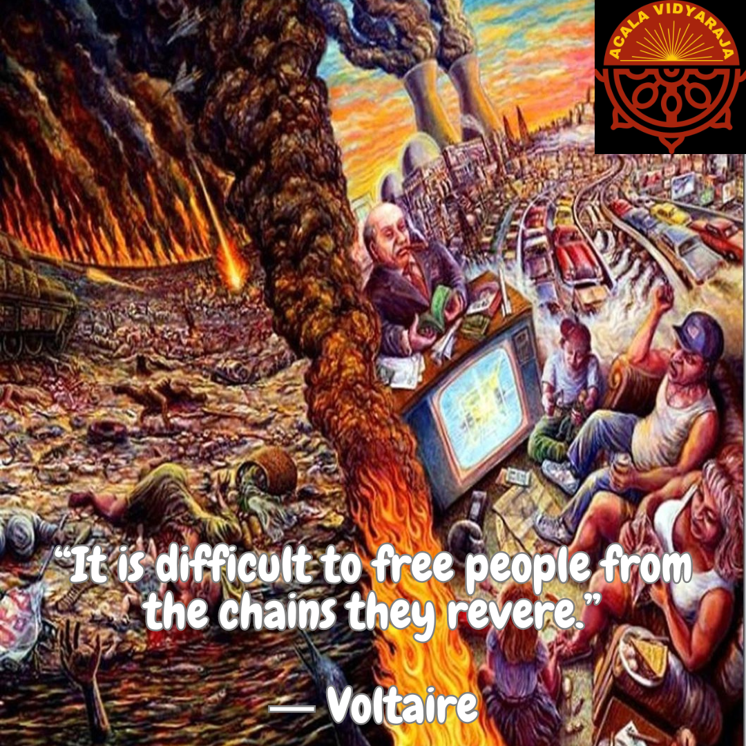 “It is difficult to free people from the chains they revere.” | by ...