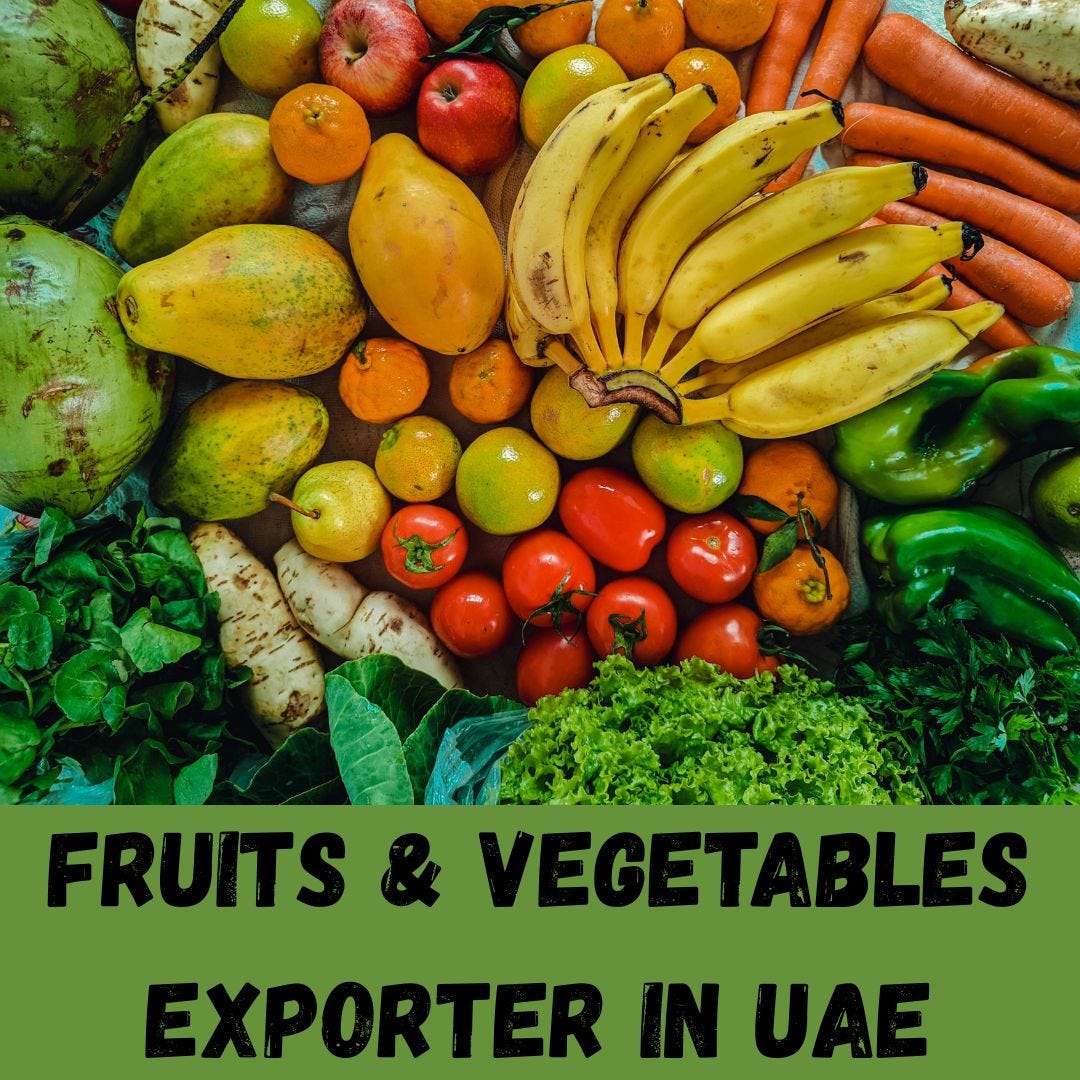 Fruits & Vegetables Exporter in UAE | by Shilpafarzana | May, 2025 | Medium