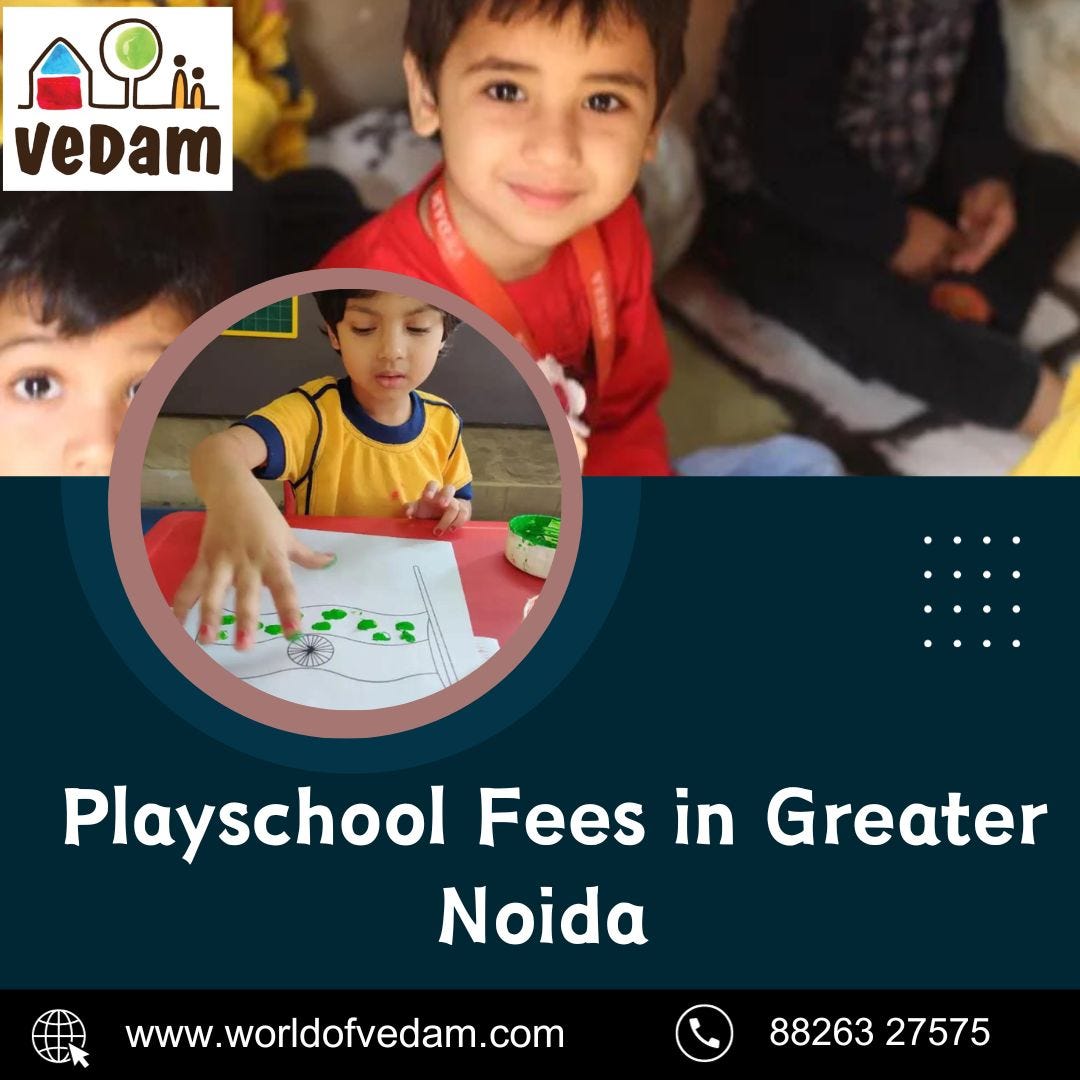 Playschool Fees in Greater Noida - Vedam Preschool - Medium