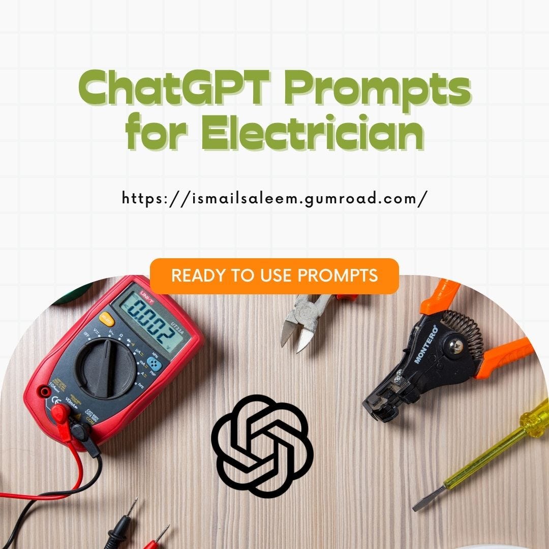 ChatGPT Prompts for Electricians: Streamlining Troubleshooting and Problem-Solving | by ismail ...