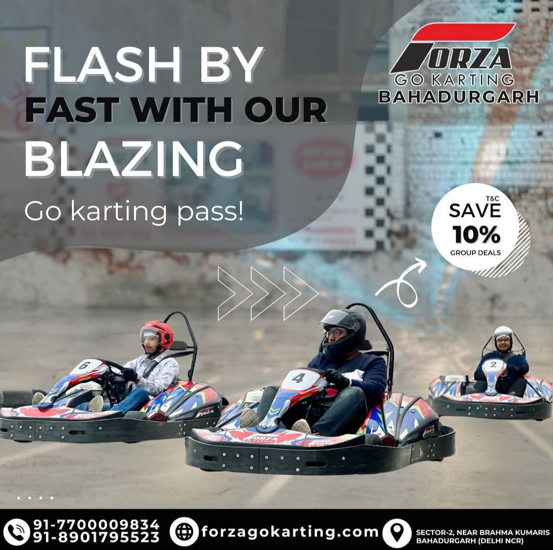 Flash by fast with our Blazing Go Karting pass! - Forza Go Karting - Medium