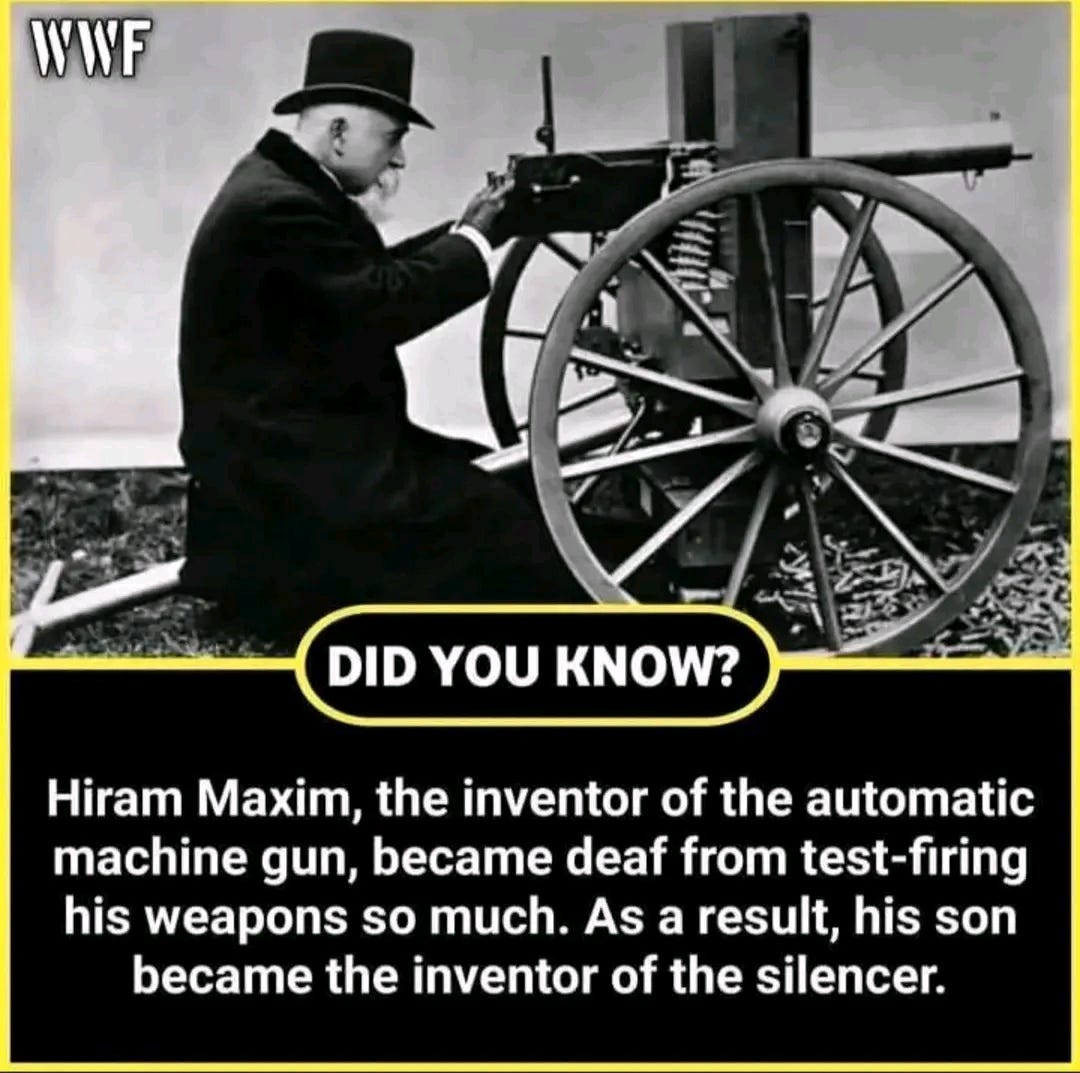 The Unforgettable Legacy: Hiram Maxim, Deafened by Innovation, and His ...