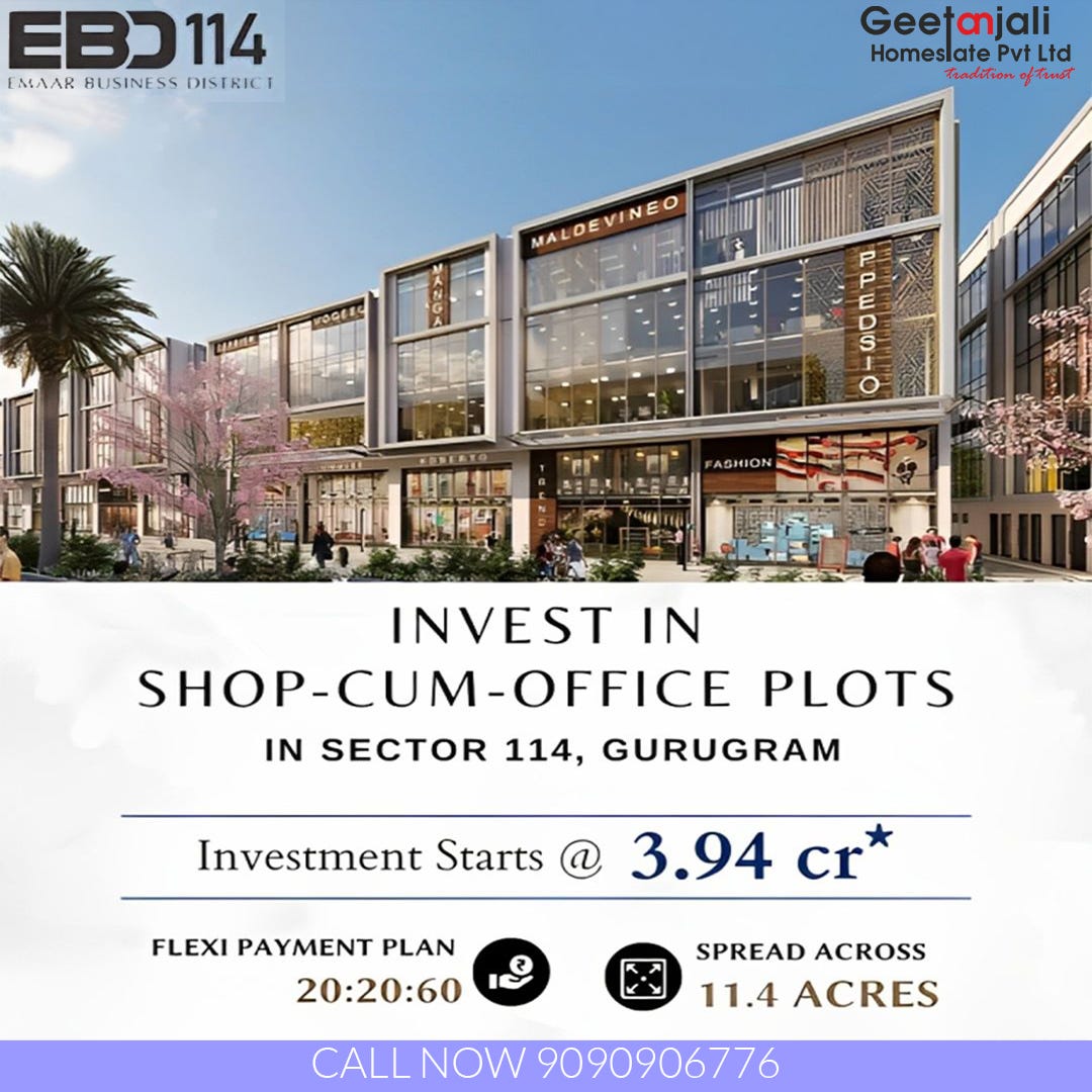 Emaar EBD Sector 114 Gurgaon: The Perfect Place to Be a Part of History ...