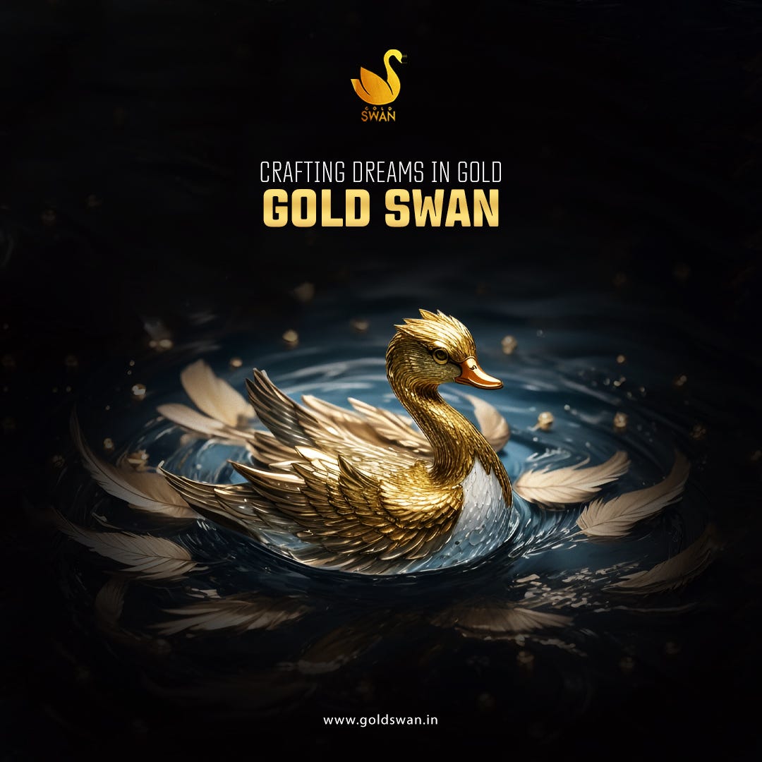 Crafting Dreams in Gold — Gold Swan - Gold Swan - Medium