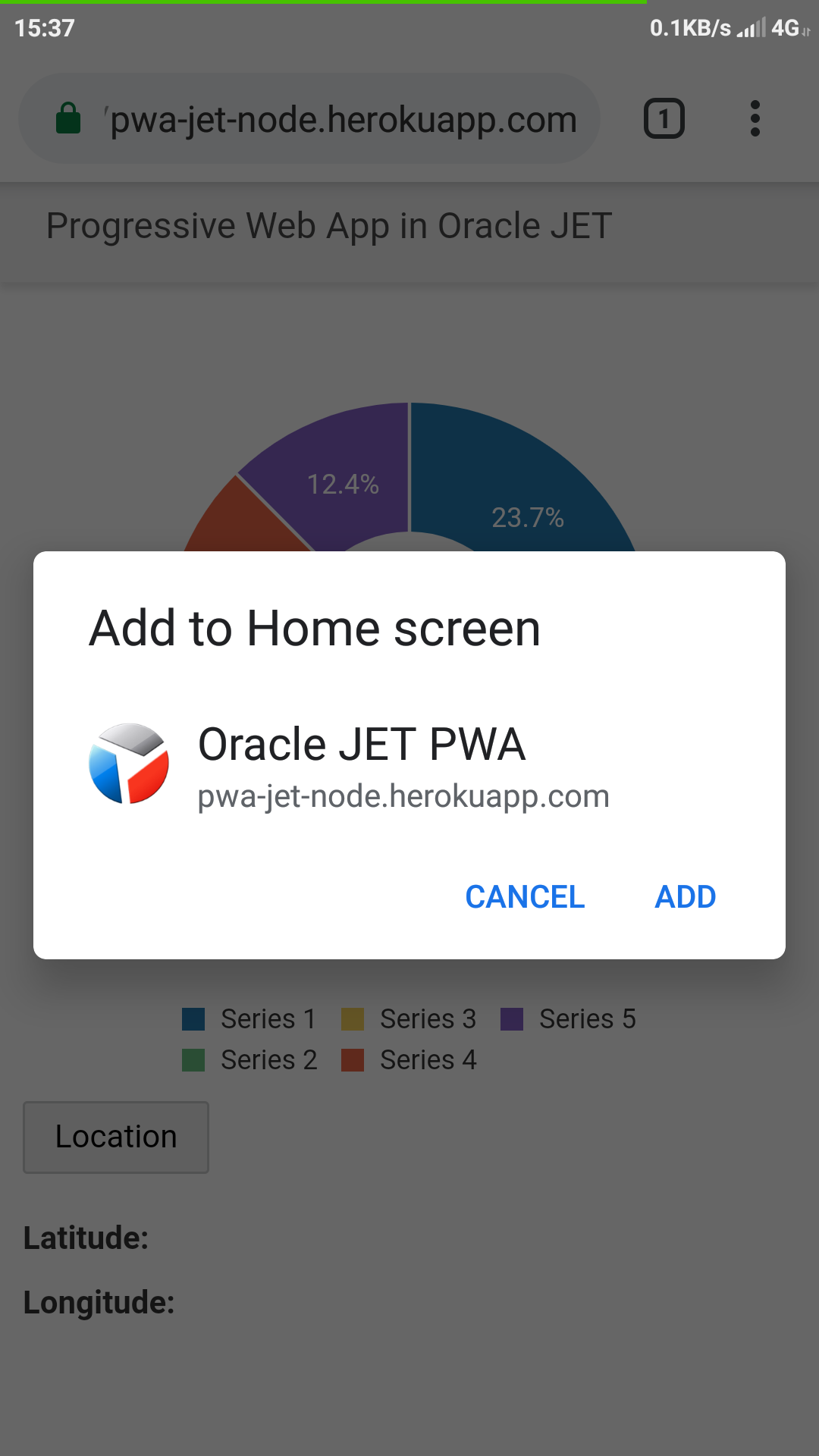 Running Oracle JET as Progressive Web App | by Andrej Baranovskij ...